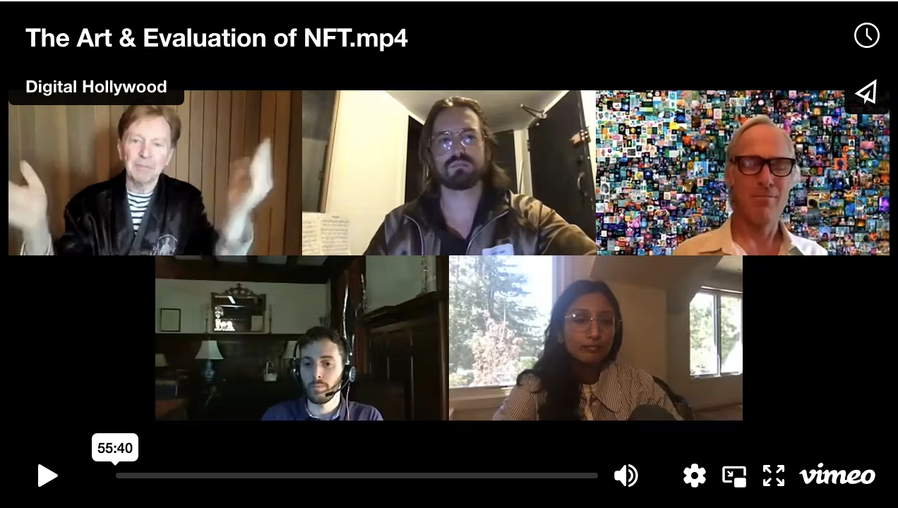The Art & Evaluation of NFTs: Virtual Panel Discussion at Digital ...